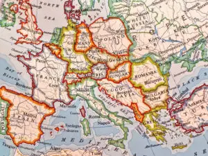 Europa Ocidental: mapa e turismo